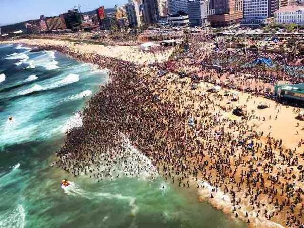 Today's Views On News: Beaches In Durban Over Christmas and New Year