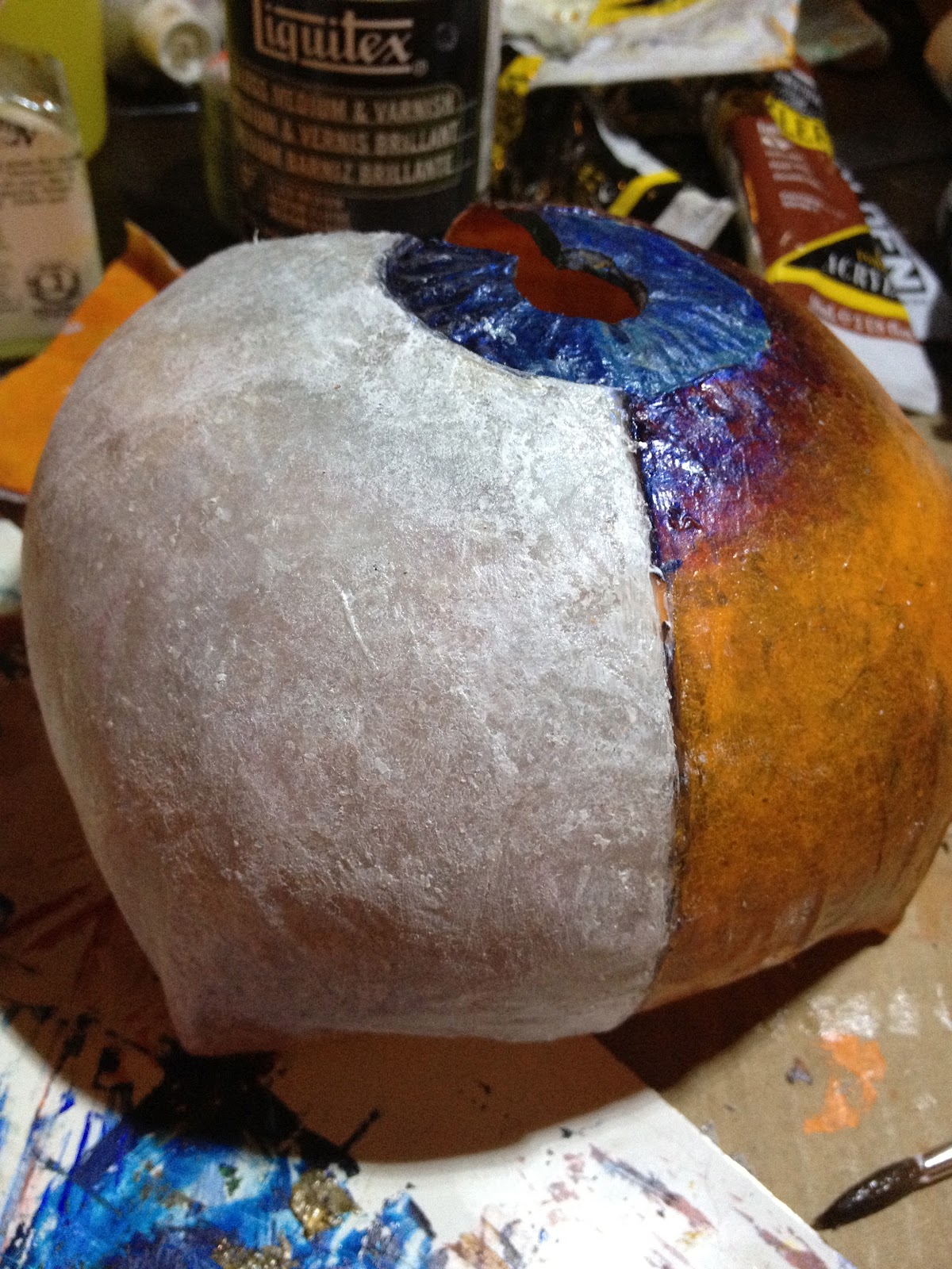 Anatamation: where Anatomy meets Animation: Paper Mache Eye: Take 2, part 3