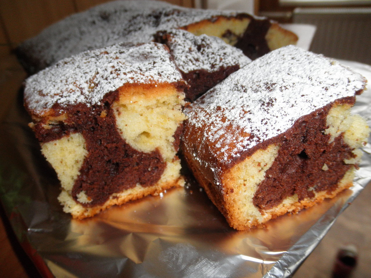 Szybki placek z kakao