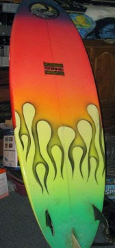 : Board Collector: Point Break - Johnny Utah's board.