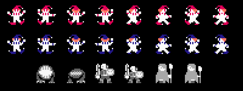 8-Bit City: Unused Ultima: Exodus Sprites