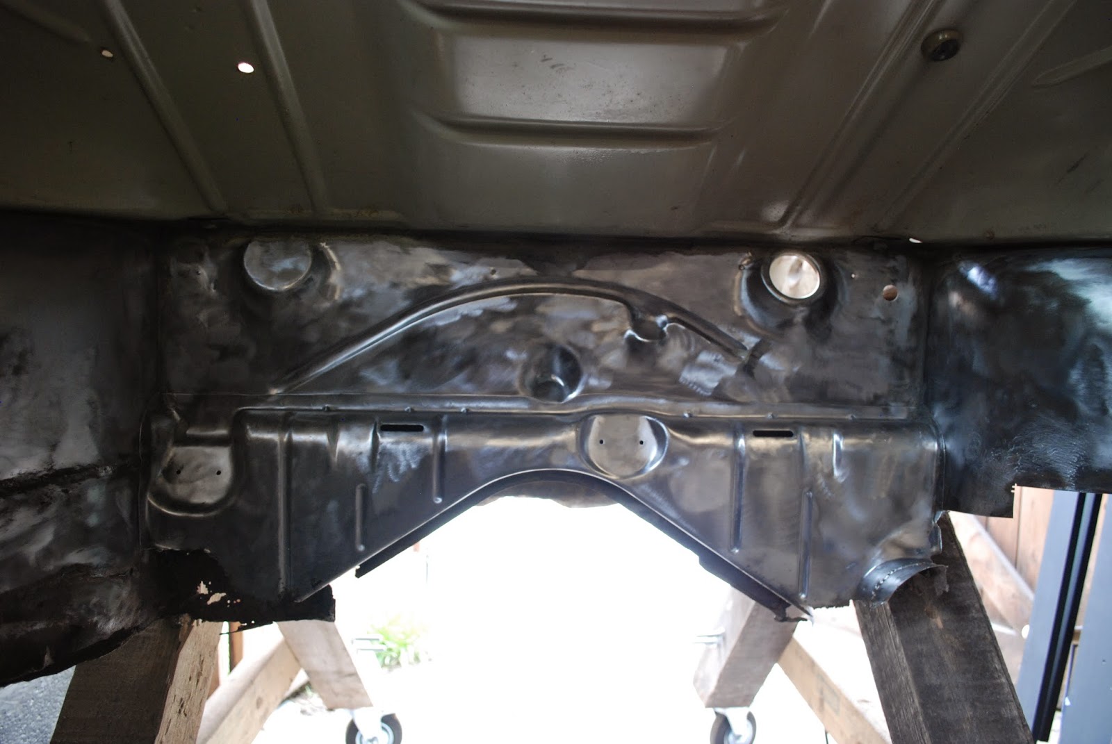 1965 VW Beetle Restoration: Front Bulkhead and A-post’s bare all!