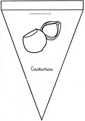 RECURSOS DE EDUCACIÓN INFANTIL: BANDERINES DEL OTOÑO