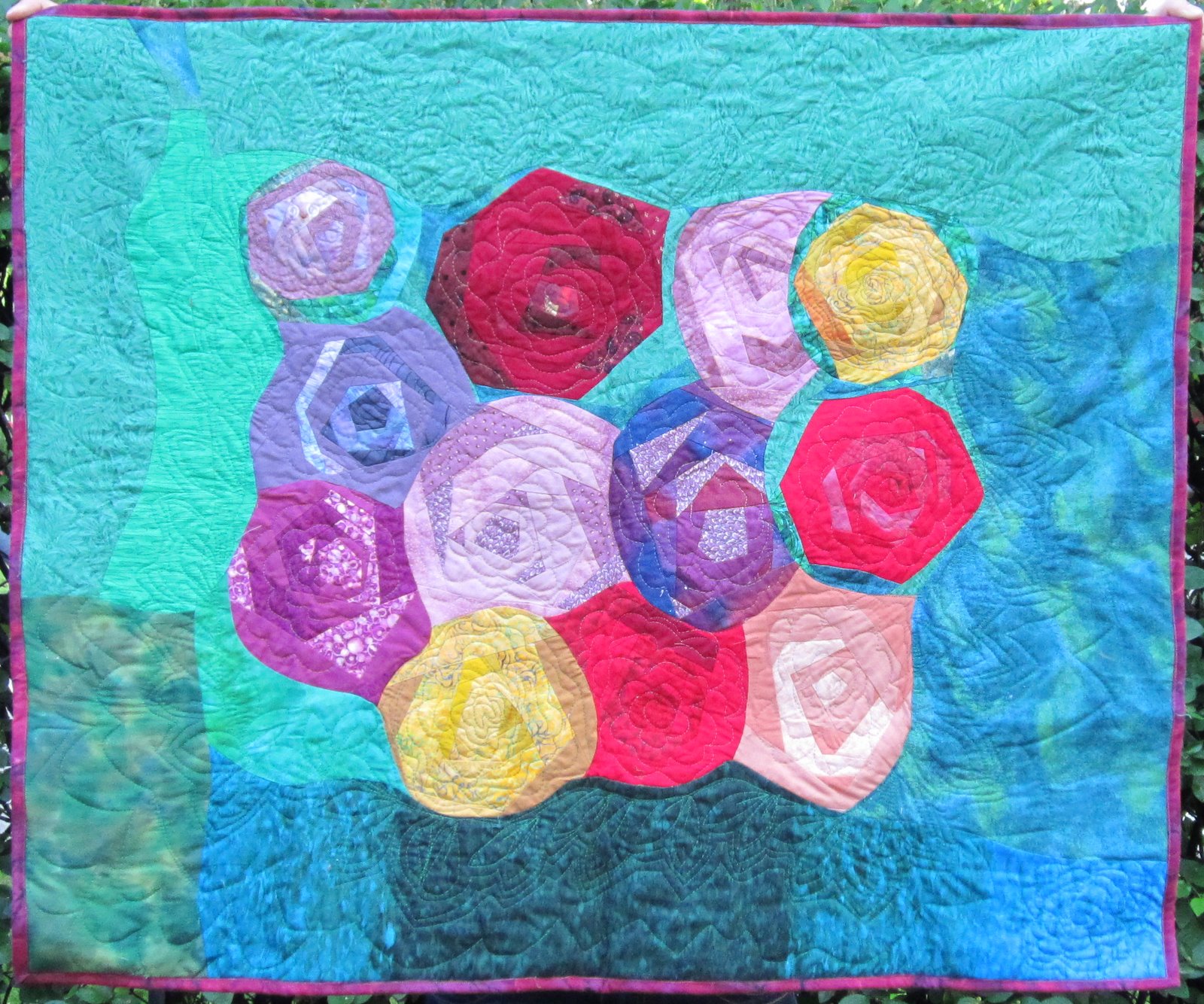 Scraps and Strings: A dozen roses for BQF