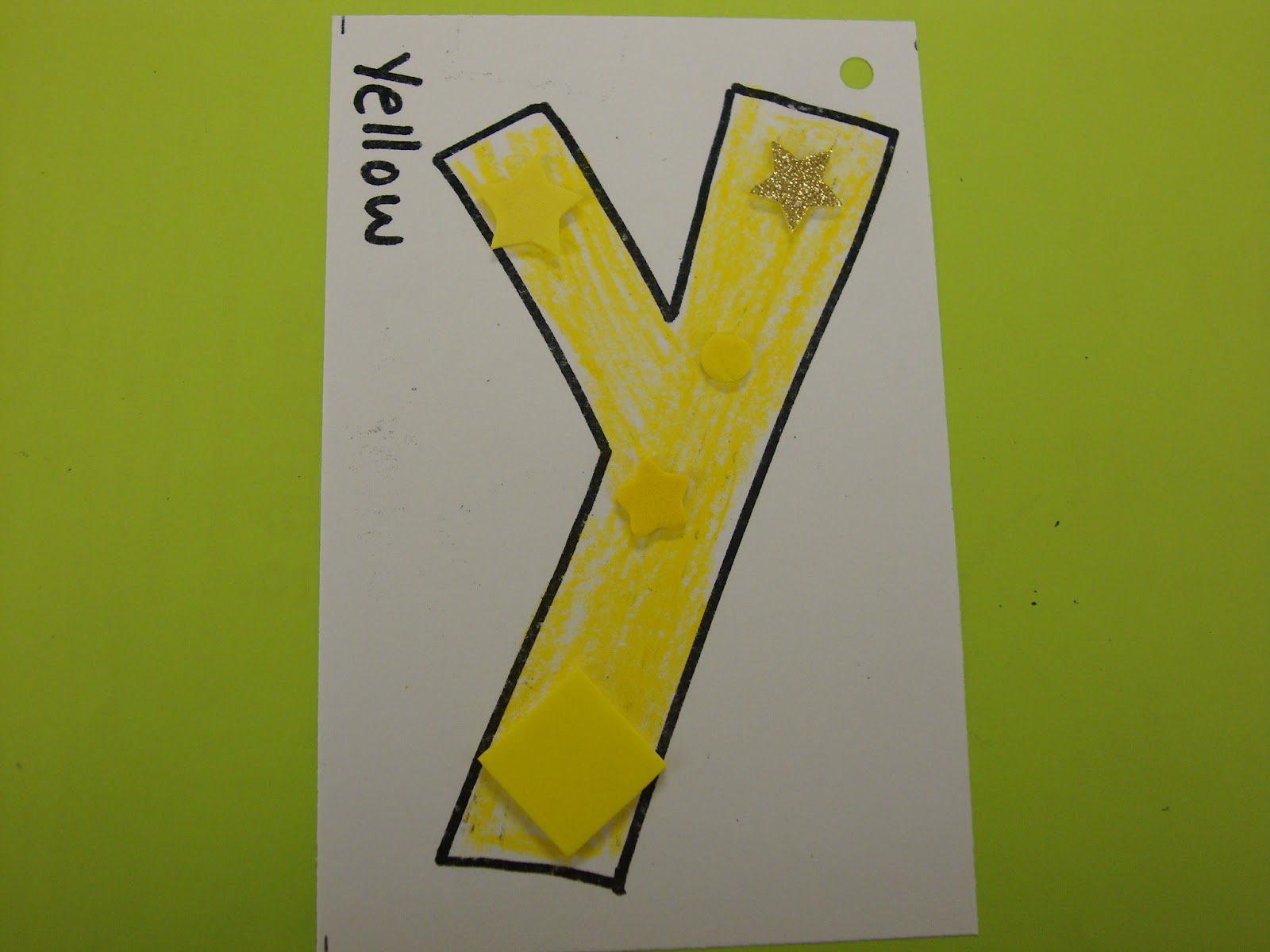 Explore to Learn: Early Literacy Fun: Y is for... Yellow and Yarn!