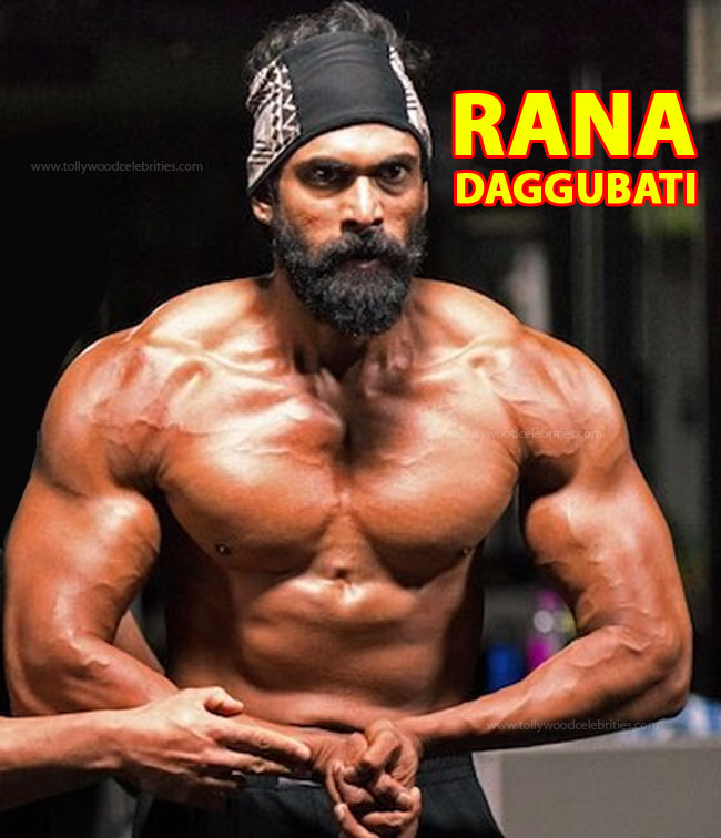 Rana Daggubati Bodybuilding photos for Bahubali 2