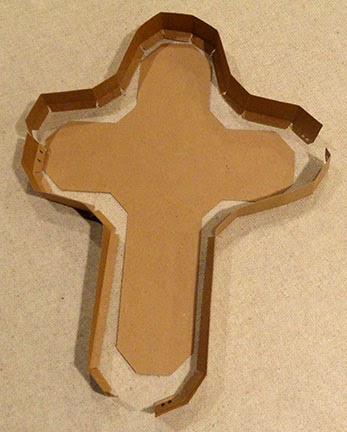 Needles 'n' Knowledge: Cross 3d Box with Swirly Overlay Assembly Guide