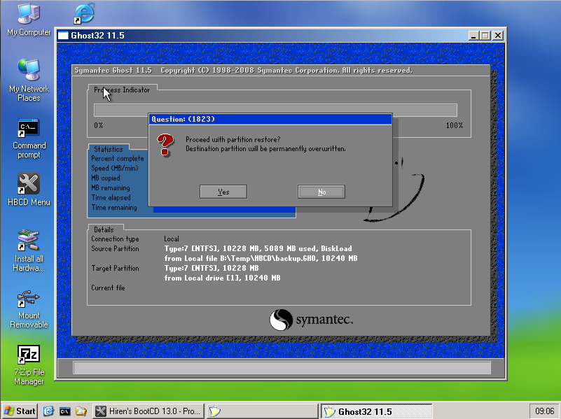 Backup dan Restore OS dengan Norton Ghost - The-paculz
