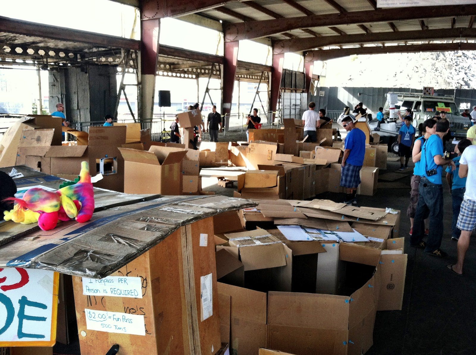 OddBallKidFun: Global Cardboard Challenge At Caine's Arcade