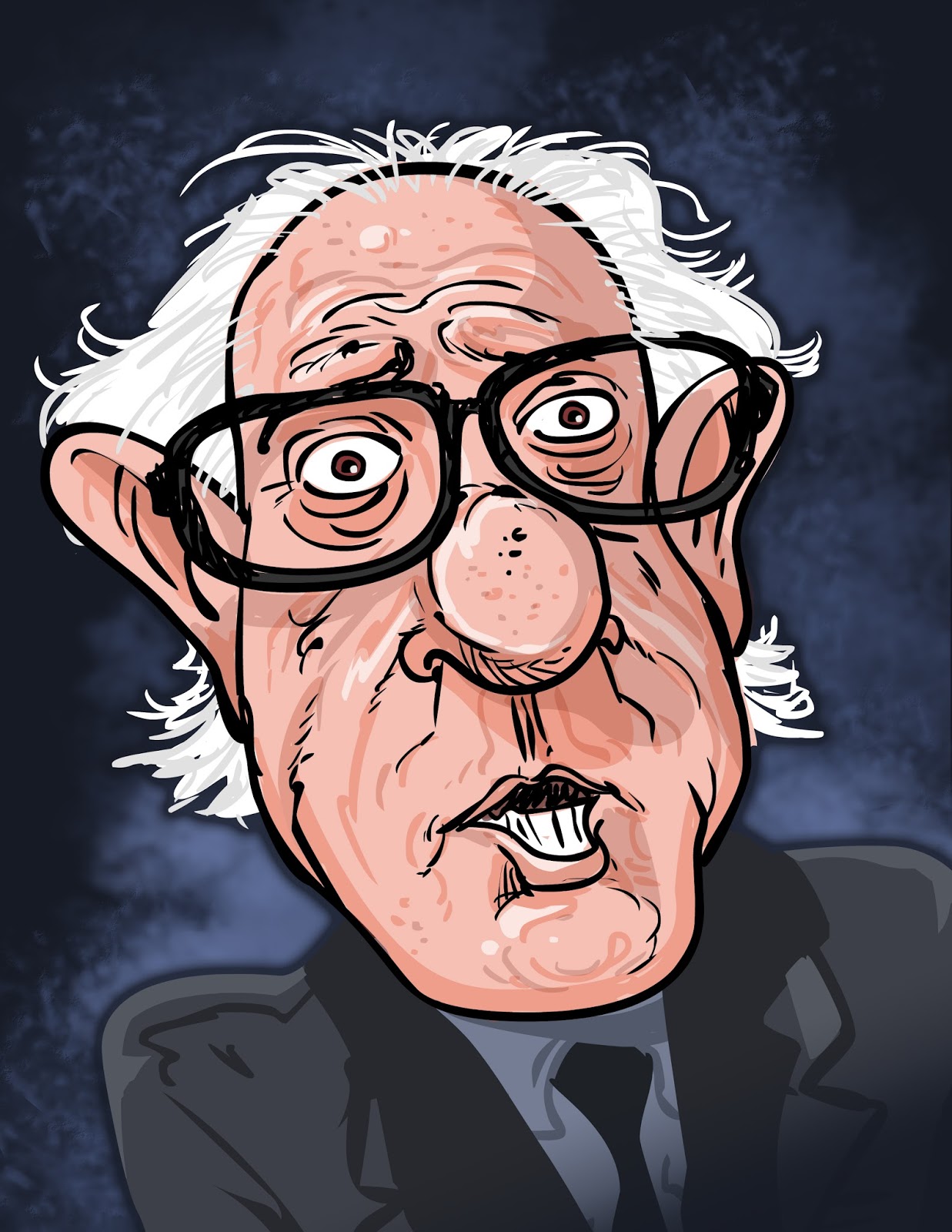 Joe Corrao * 4 Eyed Animation: Bernie Sanders Caricature #1