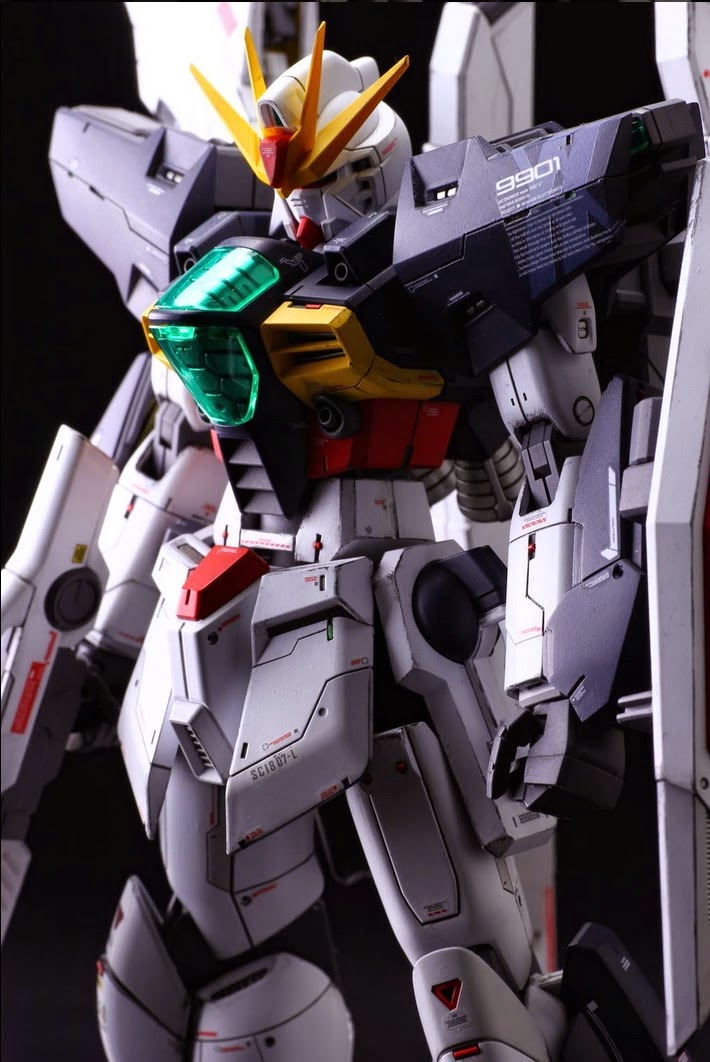 Gundam Family: MG 1/100 Gundam Double X + G-Falcon Custom Build