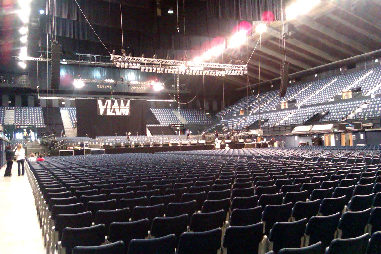 Soundboy Pictures: Wembley Arena setting up