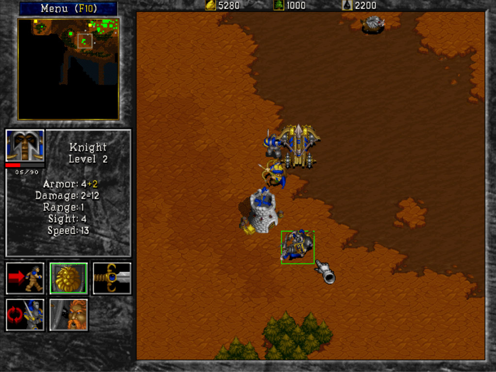 The Best Games Ever: Knight Screenshot | Warcraft 2