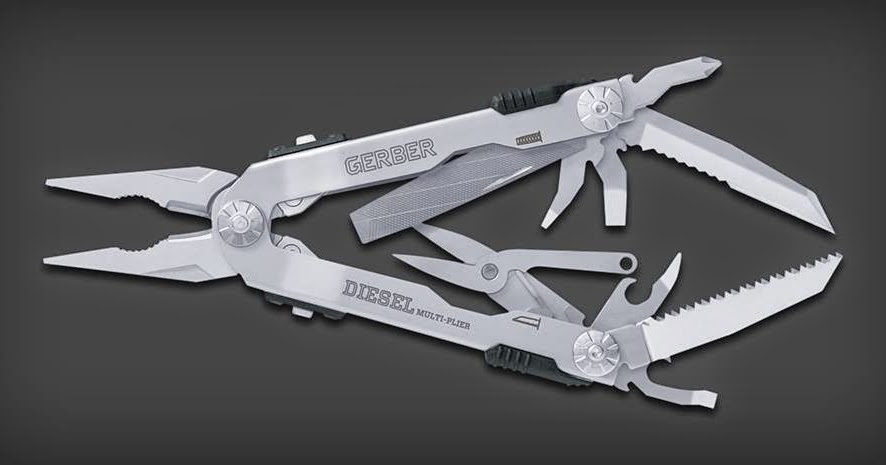 SKL DIY Uptown: Gerber Diesel Multi Plier Stainless Steel c/w Sheath ...