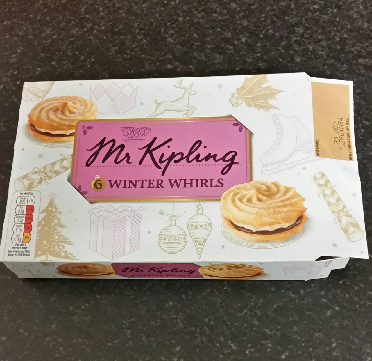 Trust Me Treats: Mr Kipling Winter Whirls review