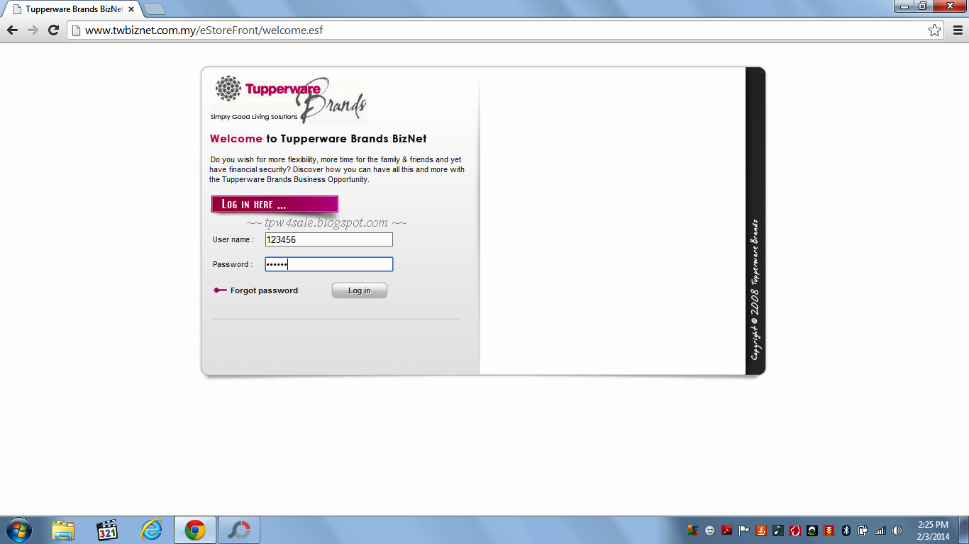 Tengok komisyen Tupperware