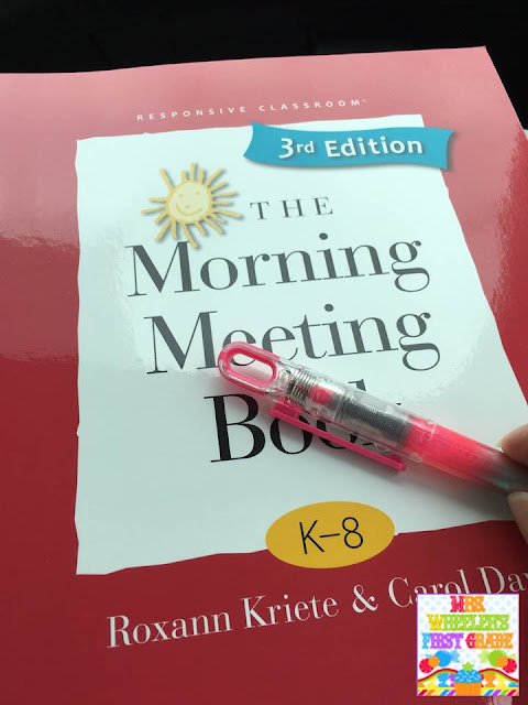 Mrs. Wheeler's First Grade Tidbits: Blog Series: What is Morning Meeting?