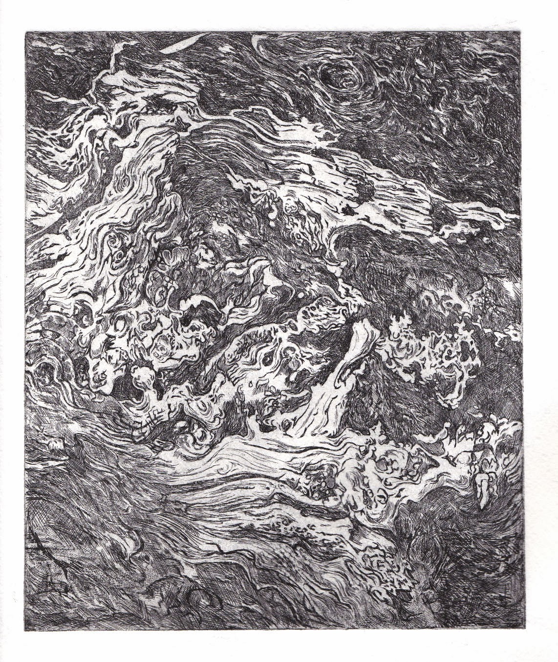 Valery Steinberg Art: Etching Print