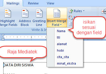 Cara Membuat Formulir Sederhana dengan Database Microsoft Excel 2007 ...