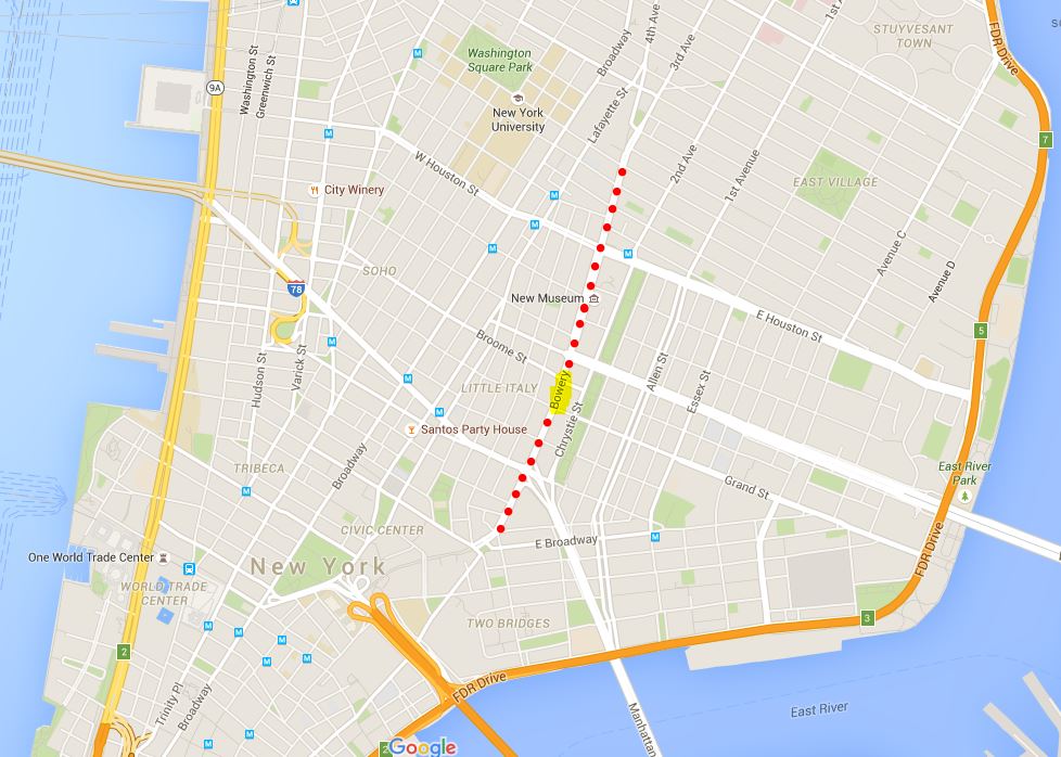 New York - History - Geschichte: The Bowery and the Third Avenue El