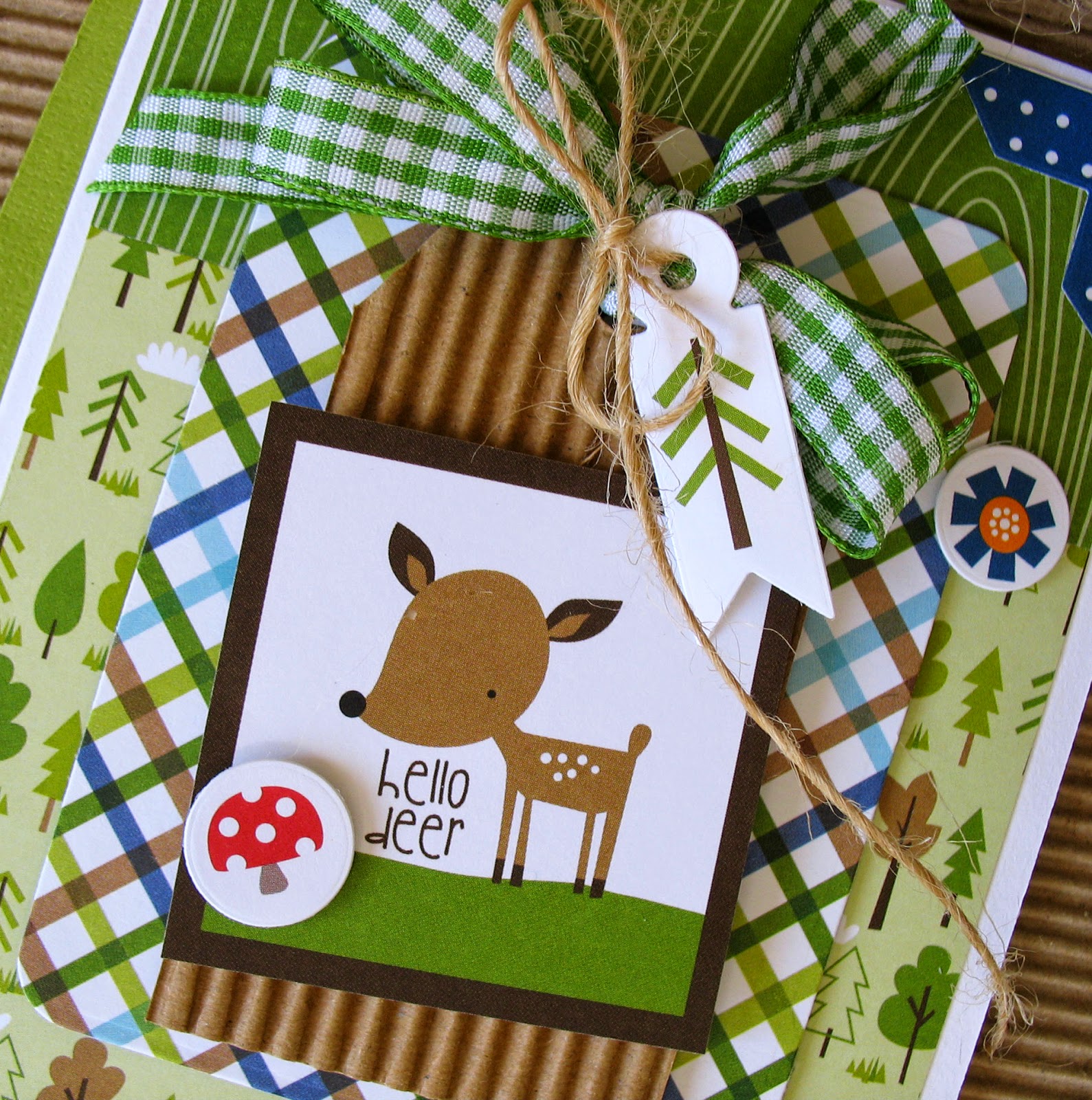 Card-Blanc by Kathy Martin: Hello Dears