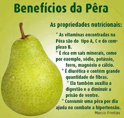 Os benefícios da pera | Dieta Alimentar | Dietas e reeducação alimentar