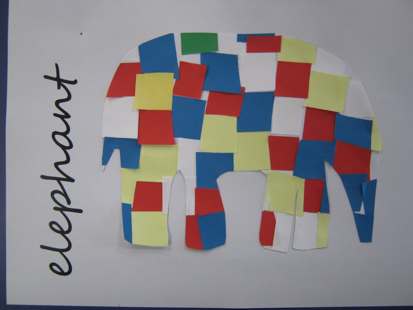 Start at 5: Elephant Collage