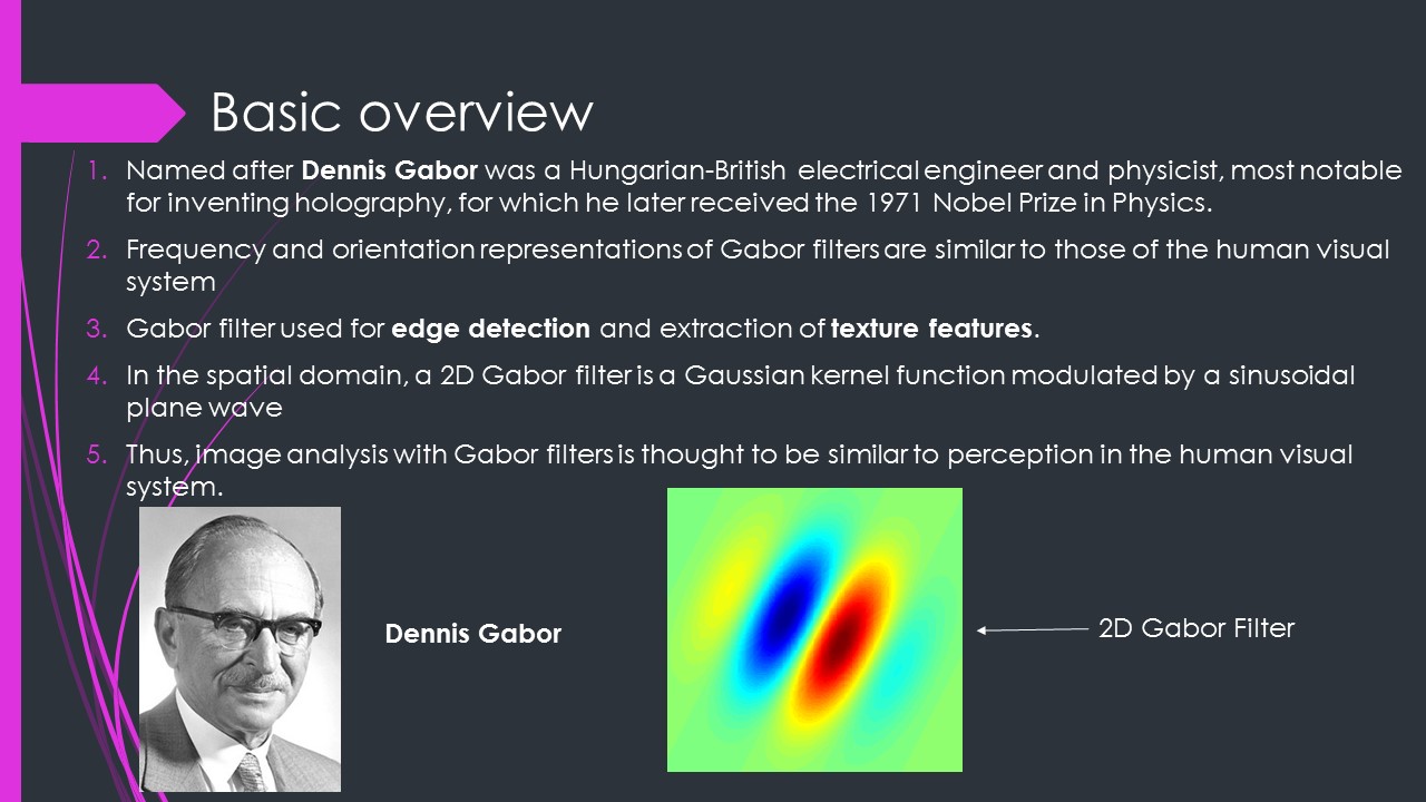 Dhwaj java solutions: Gabor Filter Presntation Image processing