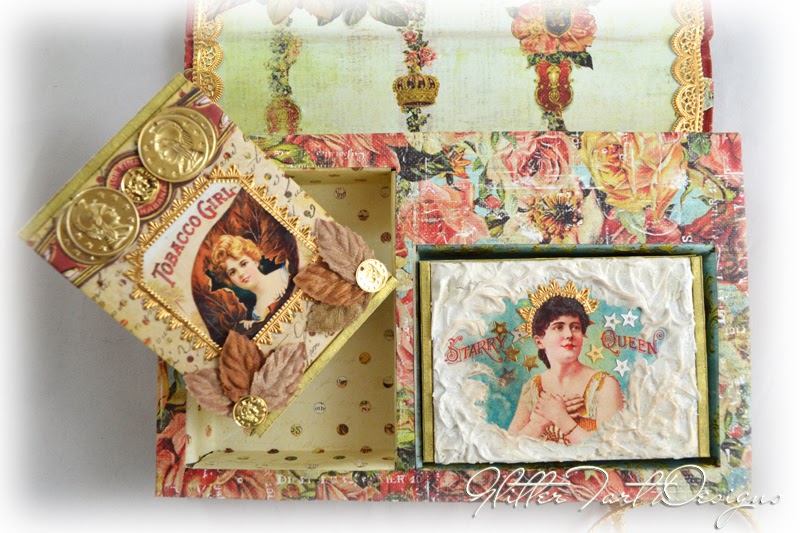 Glitter Tart Designs: Cigar Box Book Nesting Boxes