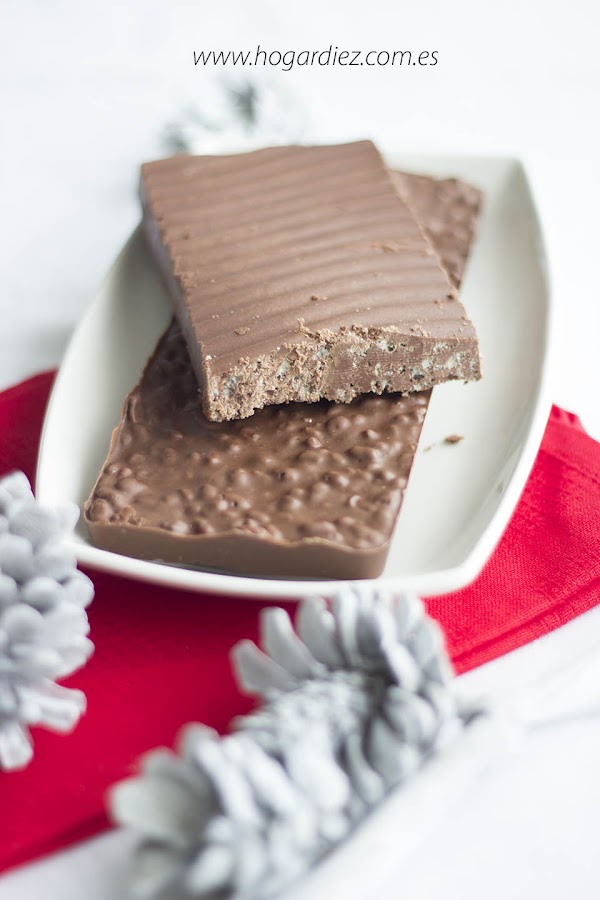 Receta de turrón casero de chocolate | Cocina