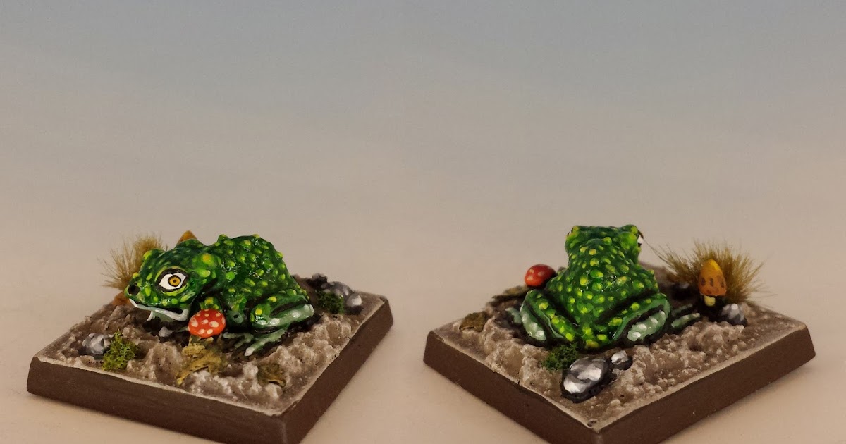 Oldenhammer in Toronto: Talisman Toads Painted Citadel Miniatures