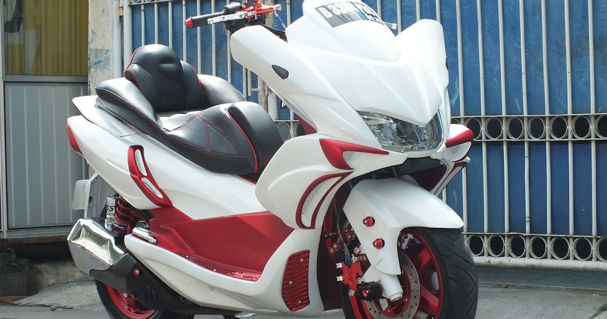 14+ Modifikasi Motor Pcx Warna Merah Lengkap - Trektrekku44