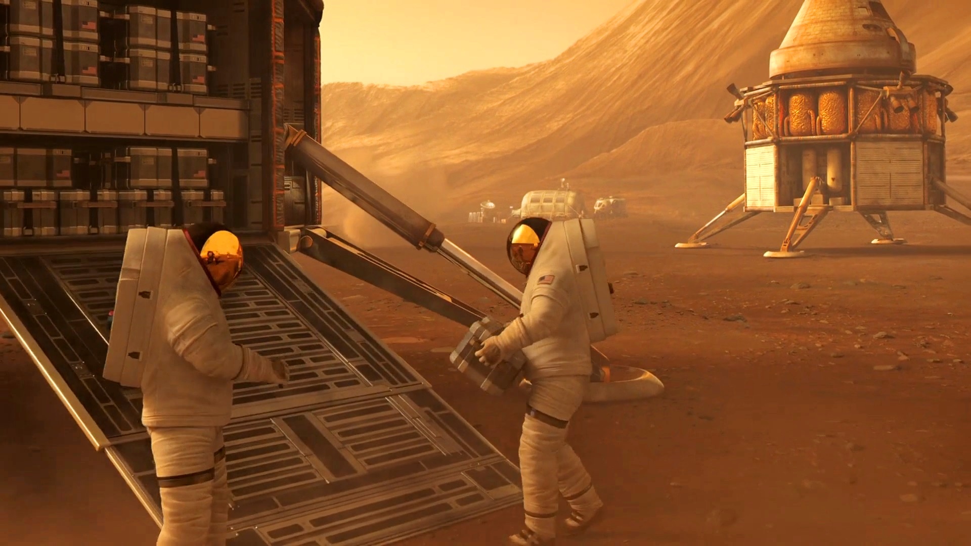 HD images from Journey to Space documentary | human Mars