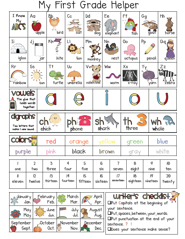 First Grade Homework Helper , Parents/Students