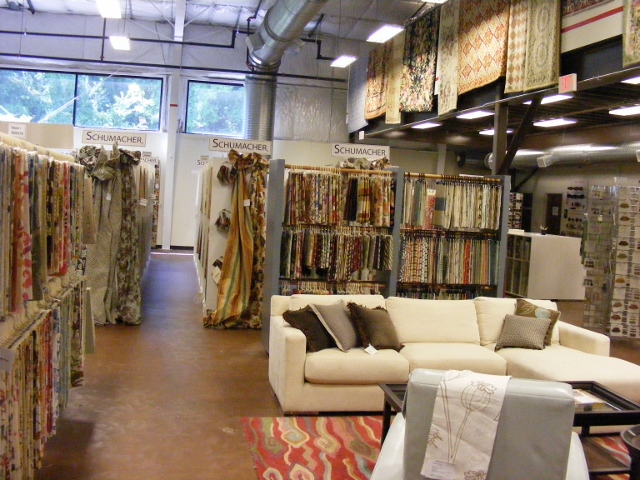 Cafe DeCocco: Want a peek inside a trade only fabric showroom?