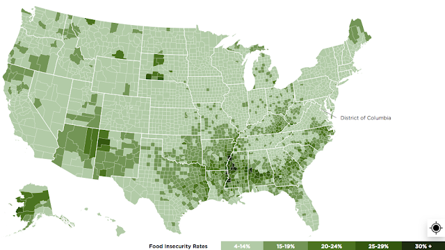 The Rural Blog: Food insecurity report shows in-depth county-level data