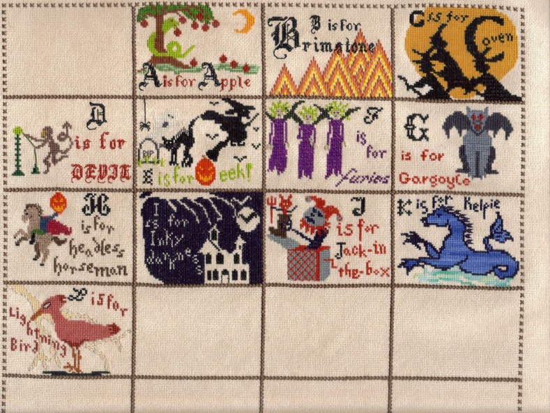 A Note of Friendship: N is for Necromancy and Norwich Stitch, J is for ...