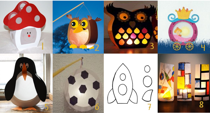 Onderwijs en zo voort ........: 1672. Lampionnen : 8 Ideeën