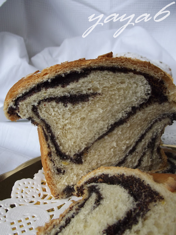 Cozonac cu mac ( de post)