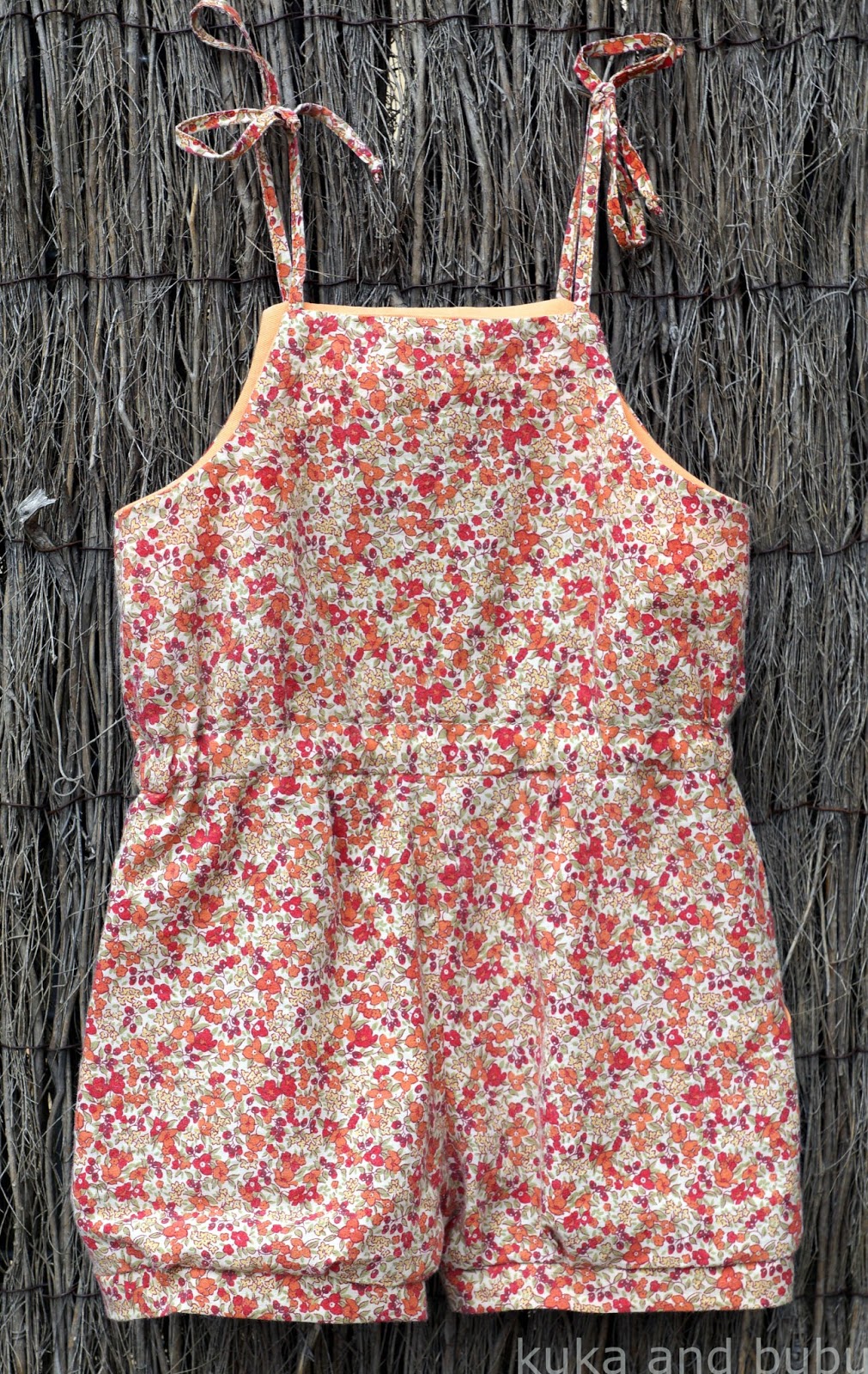 kuka and bubu: Pleated Playsuit (pattern by E&E)