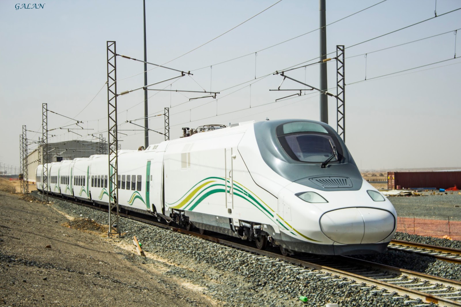 Trenes y mas trenes: Haramain Hight Speed Rail Talgo train static test