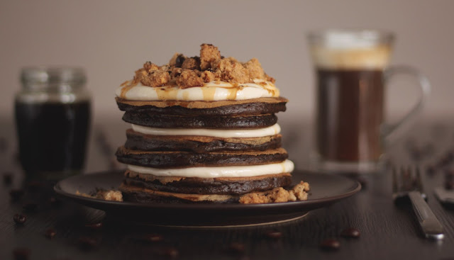 Pancake Stories: Coffee Pancakes With Coffee Syrup And Some Nice Sweet ...