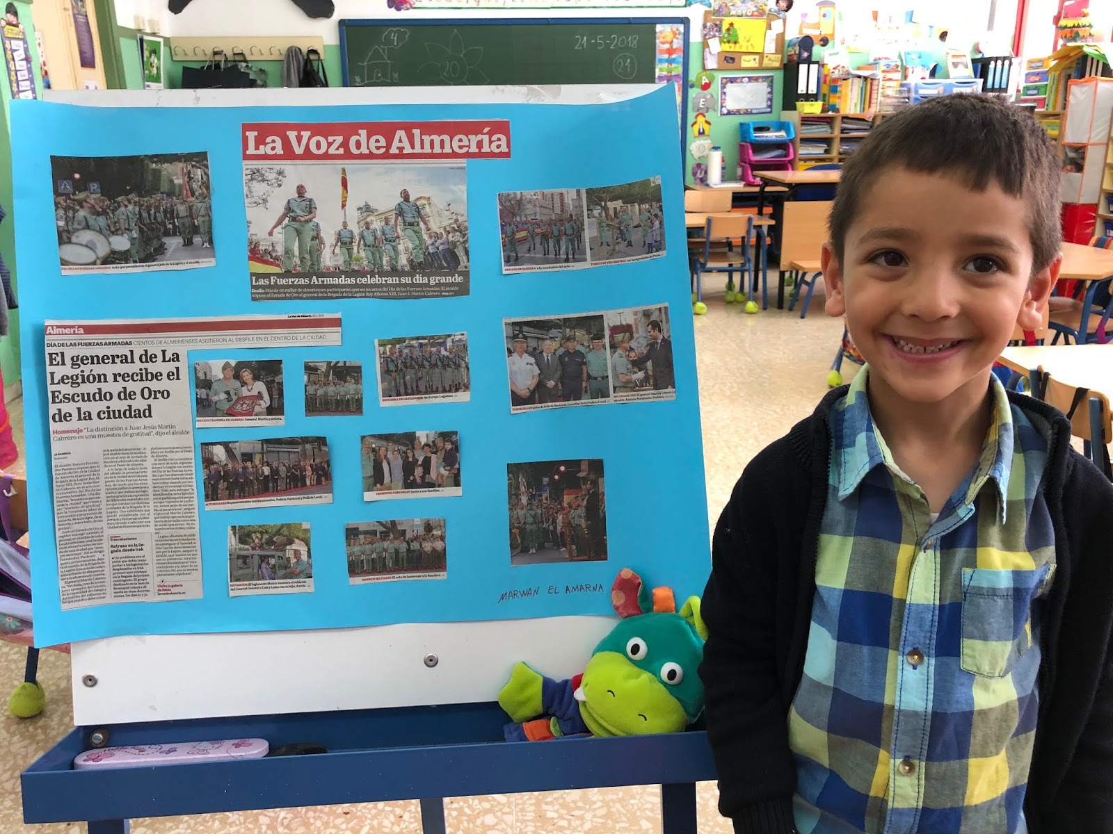 El periódico en Educación Infantil: La noticia de Marwan