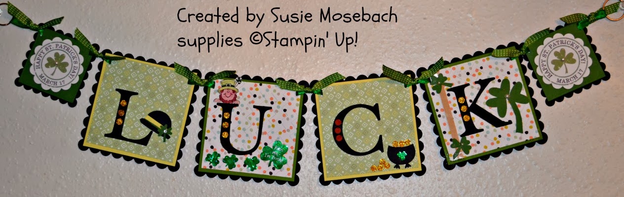 Stamp With Trude: Luck Banner