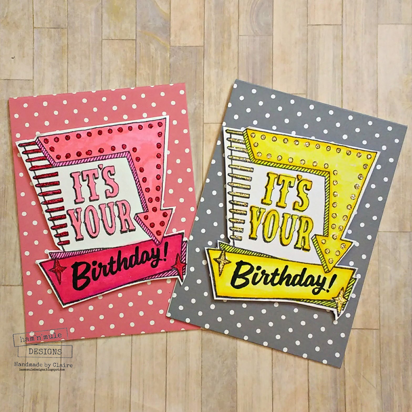 Ham'n'Mule Designs: Marquee Messages...