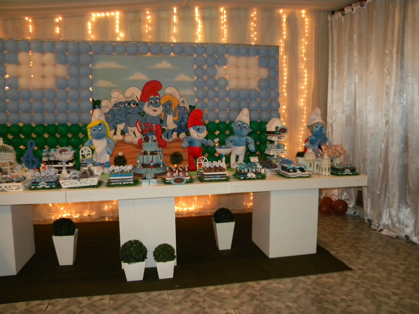 Chef Menezes Eventos.: Festa tema Smurfs