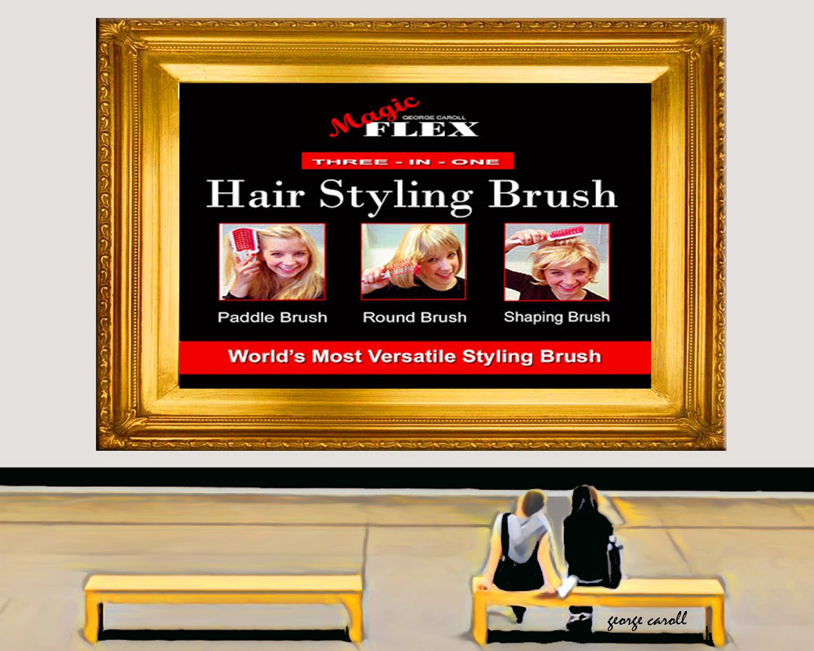George Caroll / Hollywood Hair Stylist: Magic Flex Styling Brush