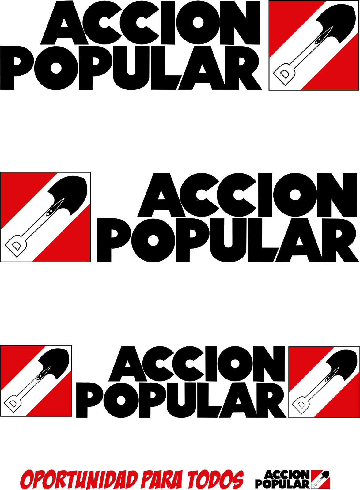 Este domingo 02 de Julio, escribe el número 1 por Acción Popular en ...