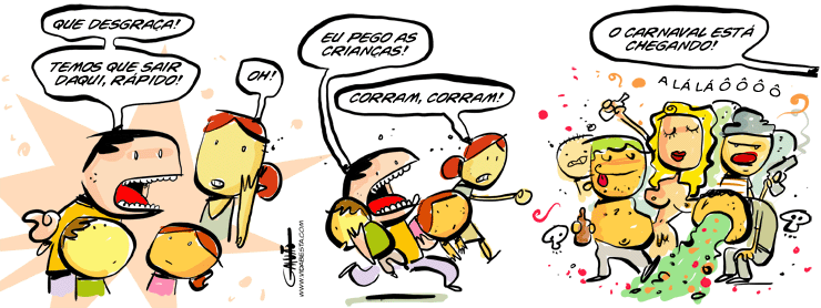 Ana Paula Caggiano: Tirinhas de carnaval
