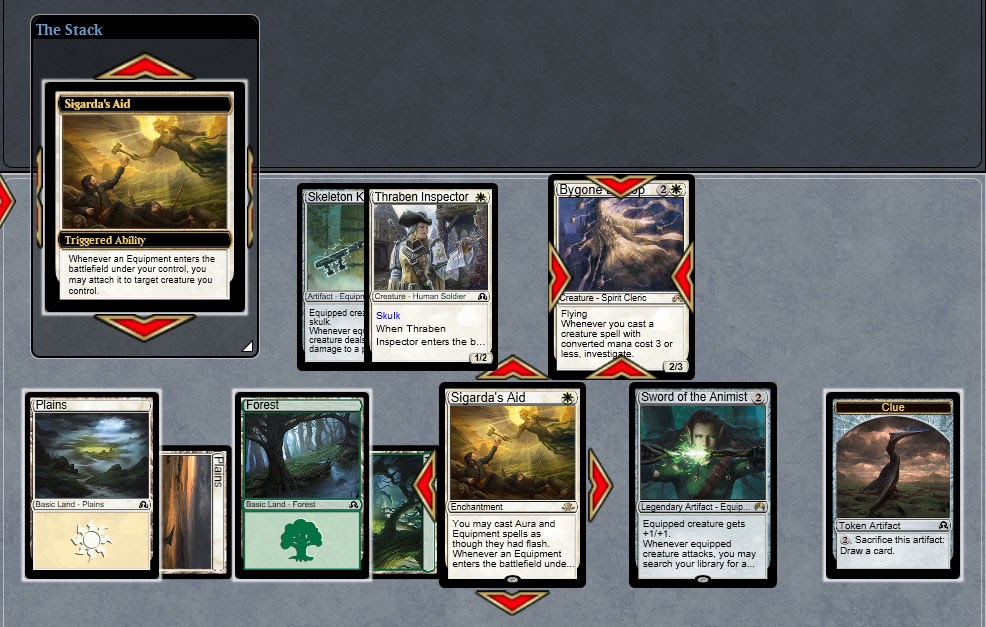 Magic the Gathering Adventures: [Standard] Sigarda's Aid Build-around